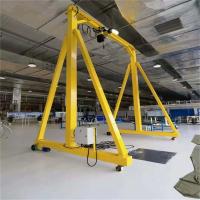 China 1-10 Ton Mobile Portable Gantry Crane with 4 Wheels Safety Features for sale