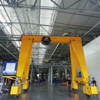 China 1-50 Ton Gantry Crane Remote Control 5-20m Lift Height 0.8/8m/min Crane Speed for sale