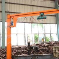China 5 Ton Electric Column Jib Crane with Remote Control and Overload Protection - 2-20 Ton Capacity, 20m Lift Height for sale