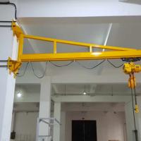 China 5 Ton Electric Wall Mounted Jib Crane with 20m/min Hoisting Speed and Remote Control for sale