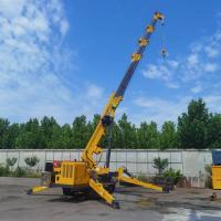 China 8 Ton Electric Diesel Spider Crane Telescopic Boom 17.8m Lifting Height CE for sale