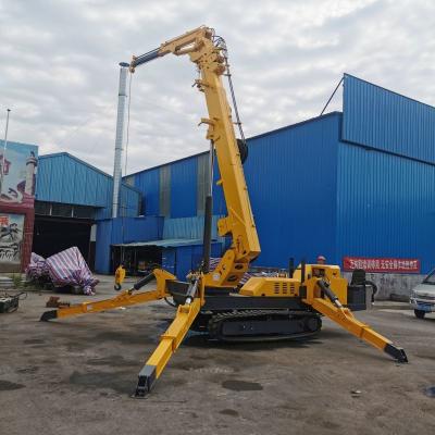 China 5 Ton 16.8m Spider Crawler Crane Narrow Space Heavy Lifting with Basket EW5.0 for sale