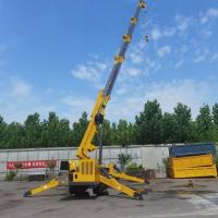 China 5 Ton 16.8m Spider Crawler Crane Narrow Space Heavy Lifting with Basket EW5.0 for sale