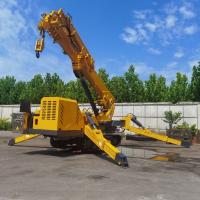 China 5 Ton 16.8m Spider Crawler Crane Narrow Space Heavy Lifting with Basket EW5.0 for sale