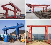 China Heavy Duty Double Beam Rail Mounted RMG Gantry Crane 35ton 55ton 30m Lifting Height for sale