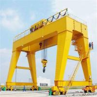 China Heavy Duty Double Beam Gantry Crane 35-200 Ton Capacity with 5-50m Span for Industrial Material Handling for sale