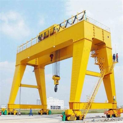 China Heavy Duty Double Beam Gantry Crane 35-200 Ton Capacity with 5-50m Span for Industrial Material Handling for sale