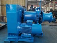 China 30-Ton Marine Hydraulic Towing Winch with Hydraulic Pump Station - 42 kN Pulling Force, 18mm Rope Diameter for sale