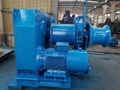 China 30-Ton Marine Hydraulic Towing Winch with Hydraulic Pump Station - 42 kN Pulling Force, 18mm Rope Diameter for sale