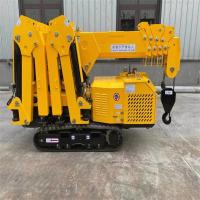 China Spider Crawler Crane Telescopic Boom 3 Ton 5 Ton 8 Ton Electric Diesel Custom Color for sale