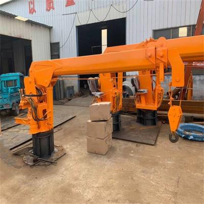 China 25t Hydraulic Mobile Harbour Crane with 10m Telescopic Boom and 16kW Motor for Marine Deck Operations for sale