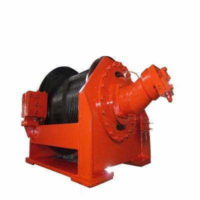 China 10-Ton Marine Hydraulic Winch with 30MPa Working Pressure and 500M Cable Length for Boat Ship Fishing for sale
