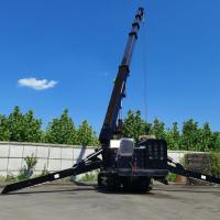 China 5 Ton 8 Ton Spider Crawler Crane Telescopic Boom Electric Diesel Powered Heavy Duty Lifting Equipment for sale