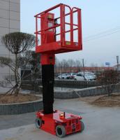 China Self-Propelled Vertical Boom Lifter Electric Man Lifting Platform 5.6m 6.8m 8m with 227kg Capacity for sale