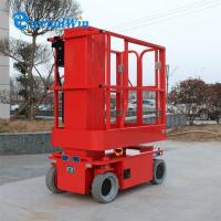 China European Battery-Powered Manlift Platform 5.6m 6.8m 8m Working Height with 227kg Capacity and 24V DC Drive System for sale