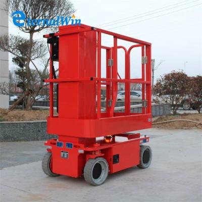 China European Battery-Powered Manlift Platform 5.6m 6.8m 8m Working Height with 227kg Capacity and 24V DC Drive System for sale