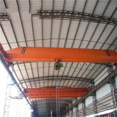 China Single Girder Overhead Crane 5T 8T Heavy Duty Workstation Bridge Crane for Factory Warehouse for sale