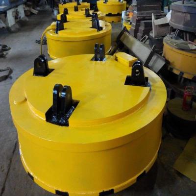 China Scrap Metal Lifting Electromagnet 3.5-34.1kW 220V AC EOT Crane Magnet for Steel Factory for sale