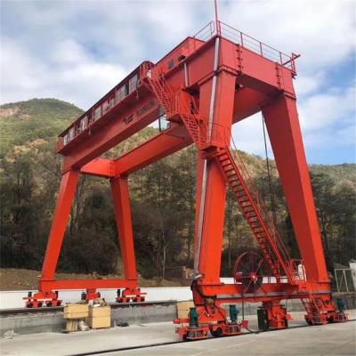China Customizable Double Girder Gantry Crane 1-50ton Capacity 7.5-30m Span Cabin or Remote Control for sale
