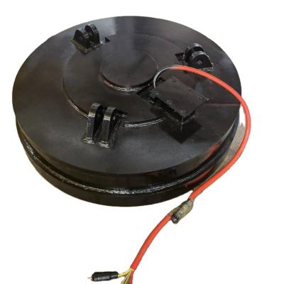 China 200N/cm² Circular Lifting Electromagnet Chuck 2 Ton Capacity 220V/380V Industrial Crane Magnet for sale