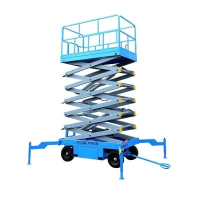 China 500kg Capacity Mobile Electric Scissor Lift with 380V/220V Power and Anti-Slip Platform for sale