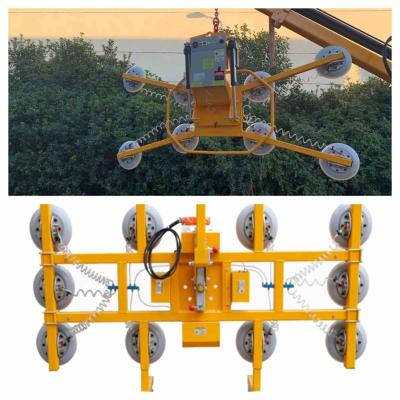 China Electric Mobile Battery Vacuum Glass Lifter 200kg-1200kg Capacity with 300mm Suction Cups and DC12V Power for sale