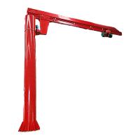 China 3 Ton Electric Rotating Cantilever Jib Crane with Pneumatic Vacuum Lifter - 6m Arm Length, 5m Lifting Height for sale
