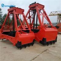 China Hydraulic Clamshell Grab 3-30m Lifting Height 500-3000kg Weight for Port Dredging Operations for sale