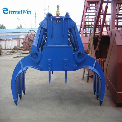 China Hydraulic Crane Grab 0.5-2.5m Opening Range with 2-20T Capacity for Port and Excavator Applications for sale