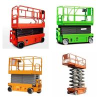 China Steel Structure 12m Self Propelled Scissor Lift Platform With Control Handle for sale