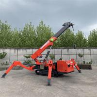 China 360° Rotation Spider Crawler Crane 3-12 Ton Capacity with 22.5m Lifting Height and Remote Control for sale