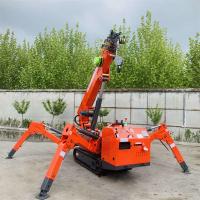 China 360° Rotation Spider Crawler Crane 3-12 Ton Capacity with 22.5m Lifting Height and Remote Control for sale