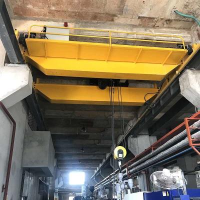 China QD Double Girder Overhead Travelling Crane Box Type 10-800 Ton for sale
