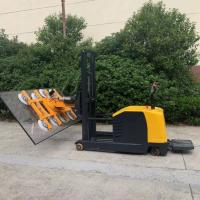 China Battery Vacuum Glass Lifter 300-800kg Electric Glass Installation Trolley 1600mm Lifting Height for sale