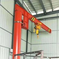 China 2 Ton Electric Rotation Cantilever Jib Crane with 1500kg Sheet Vacuum Lifter for sale