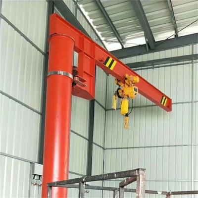 China 2 Ton Electric Rotation Cantilever Jib Crane with 1500kg Sheet Vacuum Lifter for sale