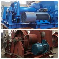 China 380V Double Drum Marine Electric Winch with 500KN Load Capacity and 20-2000m Rope Length for sale