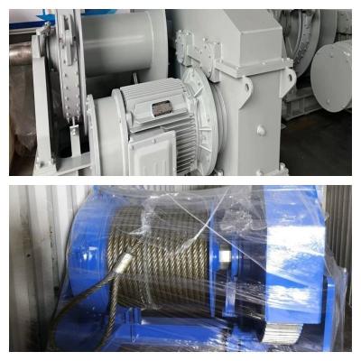 China 30 Ton Marine Electric Winch 380V 200m Wire Rope BV Certified Anchor Towing Winch for sale