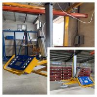 China 300-500kg Pneumatic Glass Vacuum Lifter with Jib Crane - 90°/360° Rotation & Flip for Industrial Glass Handling for sale