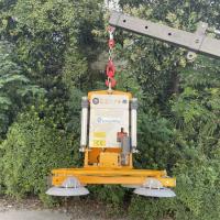 China Battery Powered 360 Degree Electric Vacuum Glass Lifter 400kg 0.09MPa for sale