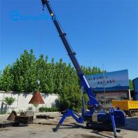 China Euro 5 Diesel Engine Crawler Spider Crane 5ton Capacity For Construction for sale
