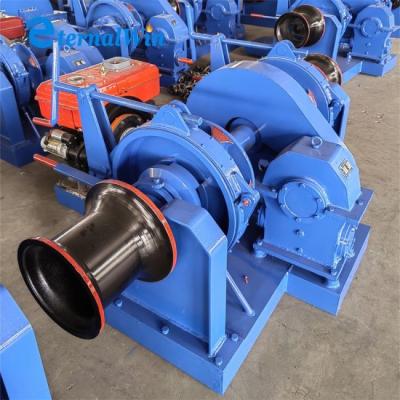 China Customized Marine Hydraulic Winch 1-75ton Load Metal Steel Rope Capacity for sale