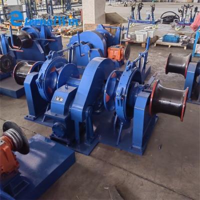 China Hydraulic Double Gypsy Anchor Windlass for 16mm to 26mm Chain 1-20 Ton Pulling Force for sale