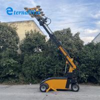 China Eternalwin Rough Terrain Vacuum Glass Lifter 600kg 800kg Large Tyres Battery Powered for sale