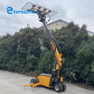 China 800kg Capacity 5m Lifting Height Electric Vacuum Glass Lifter 360 Degree Rotatable for sale