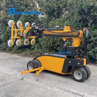 China 300kg Rough Terrain Vacuum Glass Lifter Glazing Robot 3500mm Lifting Height for sale