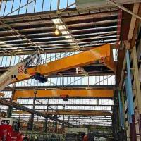 China European Type Electric Remote Control C Track Single Girder Overhead Crane 5T 15T for sale