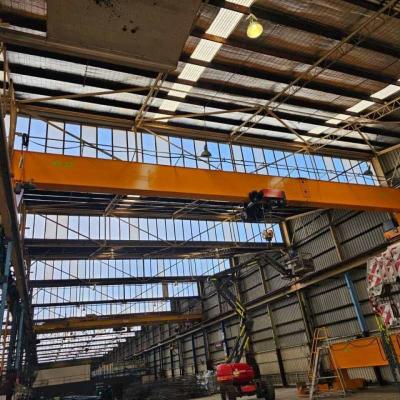 China 3T 10T Euro Mobile Single Bridge Overhead Crane Cable Frame Light for sale