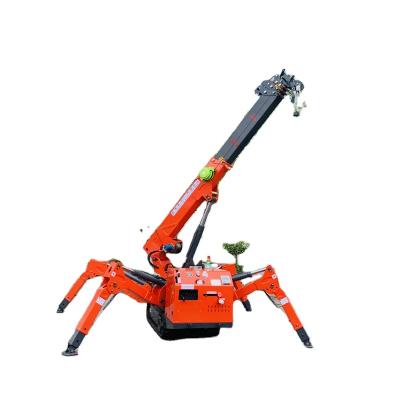 China Eternalwin 1 Year 5 Ton Spider Crawler Crane 2500kg Telescopic Boom Lifting Capacity 3-12 Ton for sale