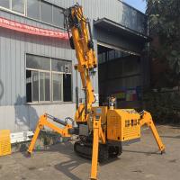 China 30% Gradeability 5-12 Ton Spider Crane with 250 KW Engine Power and 25 Meter Lifting Height for sale
